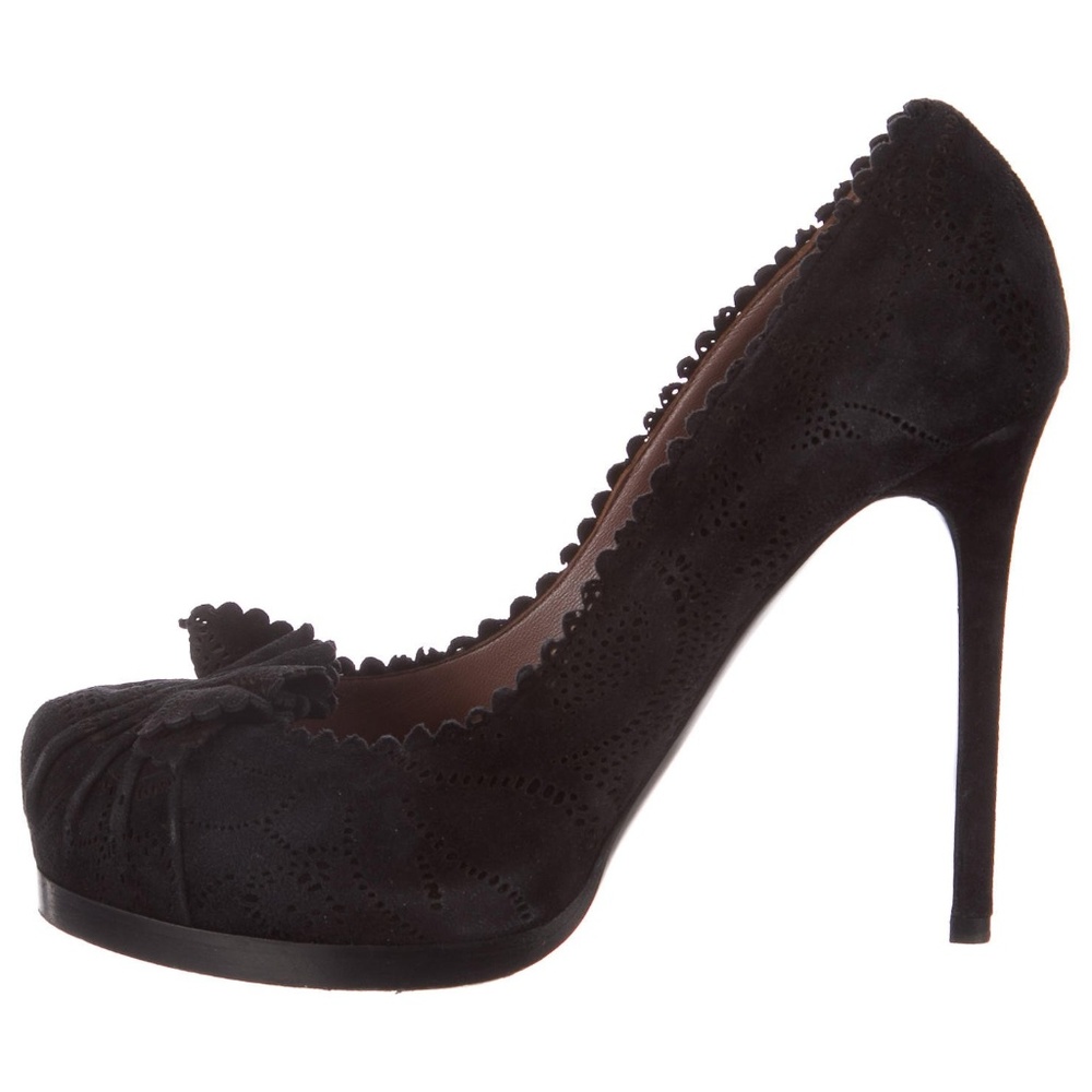 Tabitha Simmons Laser Cut Perforated Stiletto Heel - Gem